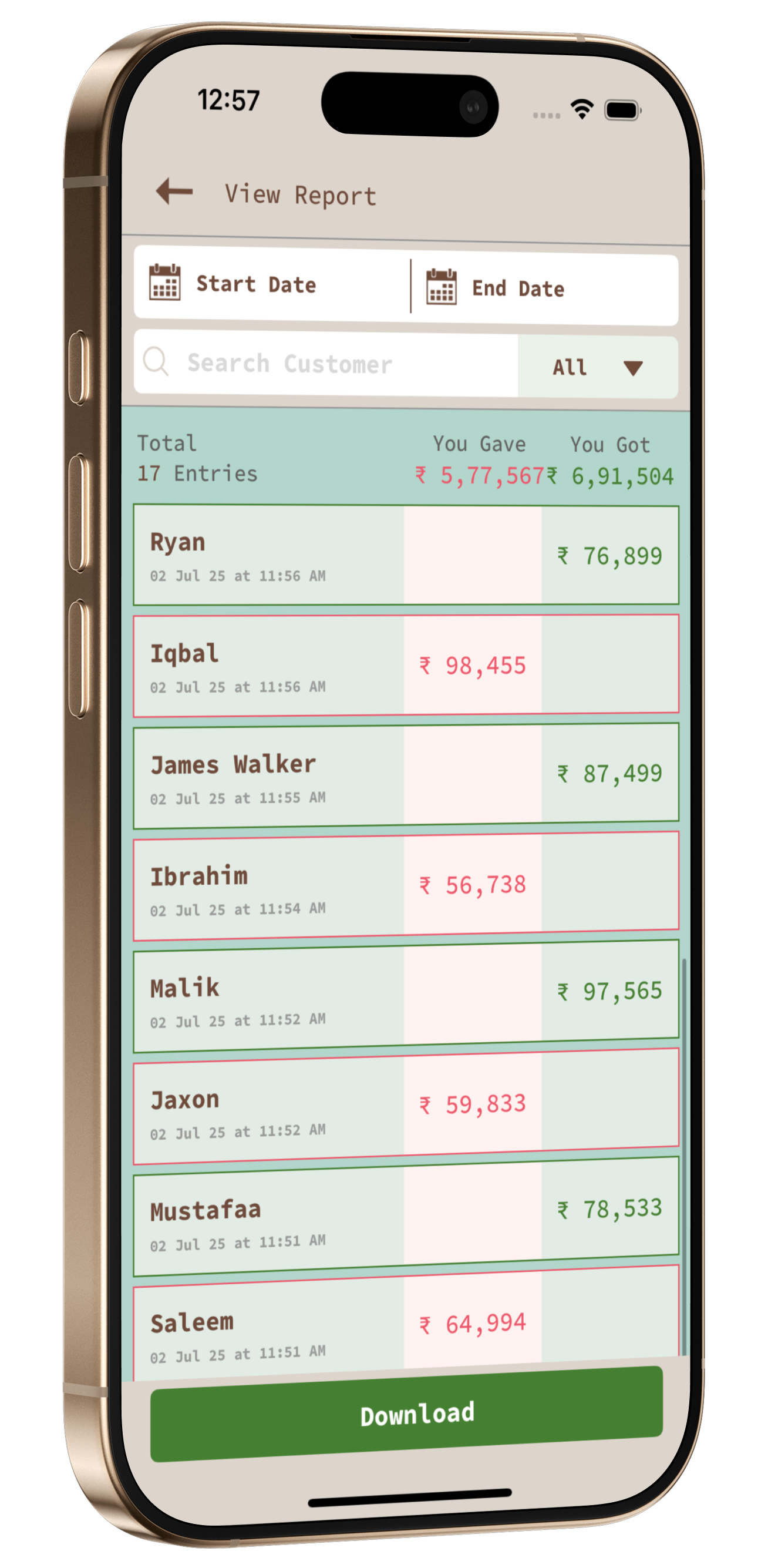 Khata Tracker – Accounting & POS Billing App
